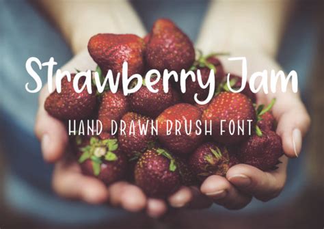 Strawberry Jam Font Font Canyon