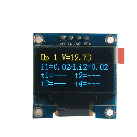 oled 0 96 i2c arduino żółto niebieski ssd1306 fv 7929874601
