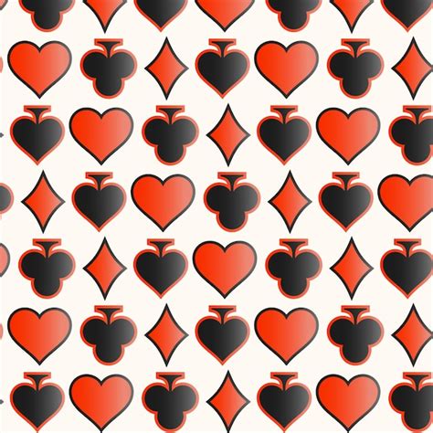 Free Vector Flat Design Playing Cards Pattern