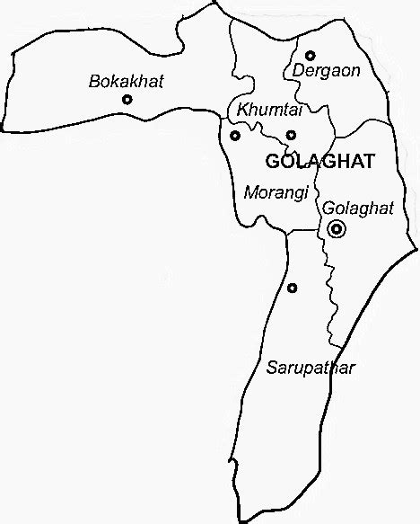 Golaghat District Golaghat District Map