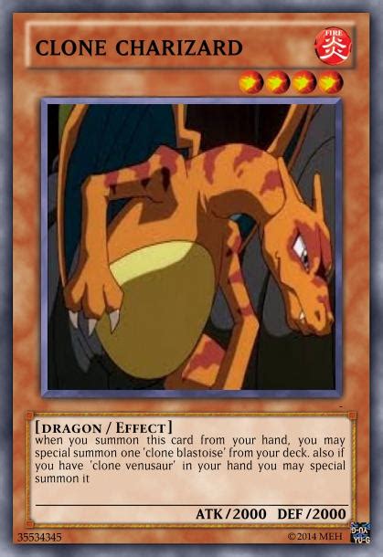 Clone Charizard Yu Gi Oh Card By Jungle King On Deviantart