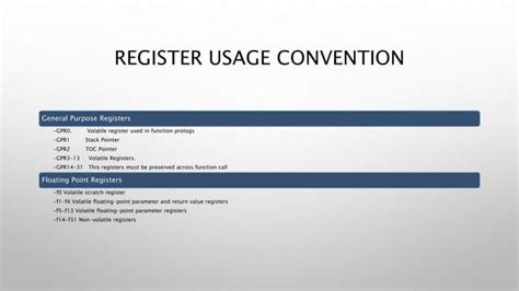 Openpower Webinar Power Pc Assembly Language Convention And