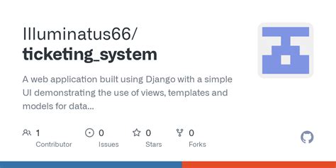 Github Illuminatus66ticketingsystem A Web Application Built Using