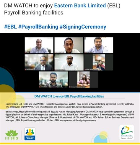 Raihan Sultan On Linkedin Ebl Payrollbanking Signingceremony