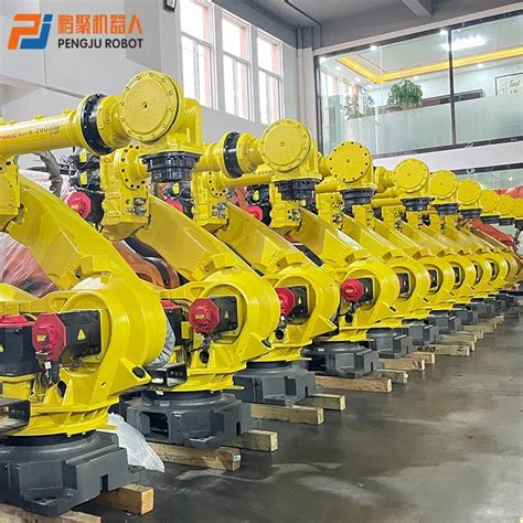 Second Hand Fanuc Robot R 2000ib 210f Six Axis Welding Robot Arm Span
