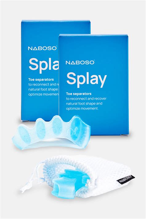 Naboso Splay Toe Spacers To Improve Natural Foot Alignment Naboso