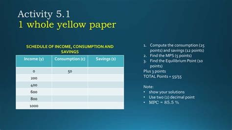 Lesson 5 Consumption Function Aggregate Expenditure And Equilibriumpptx