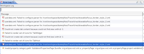 Android Failed To Configure Parser Stack Overflow