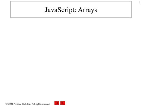 Ppt Javascript Arrays Powerpoint Presentation Free Download Id