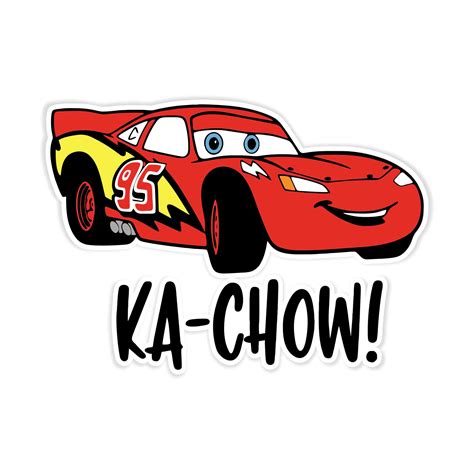 Lightning Mcqueen Logo Stickers