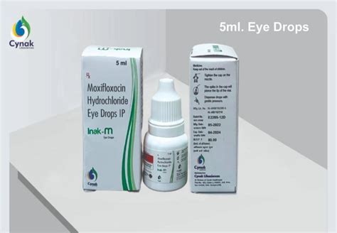 Moxifloxacin Ophthalmic Solution Usp 0 5 5 Ml At ₹ 80 Piece In Sonipat