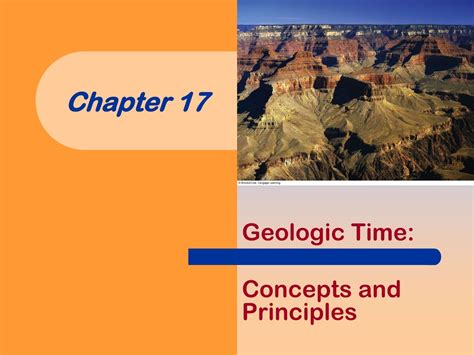 Ppt Exploring Geologic Time Concepts And Principles In Earths
