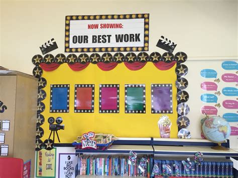 Our Best Work Classroom Display Hollywood Theme Classroom Hollywood Classroom Classroom Themes