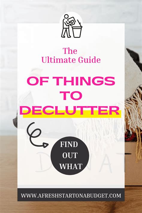 25 super easy things to declutter right now [and feel good about it