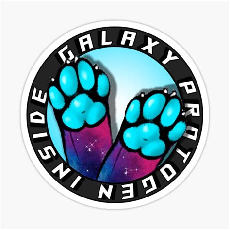 Galaxy Protogen Inside Sticker For Sale By Orion Galaxy Redbubble
