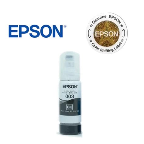 Epson Black Ink 003 Dye Refill Bottle For L3110311831503158 Daraz