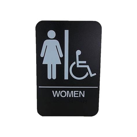 Cal Royal Women Ada Restroom Sign 6 X 9