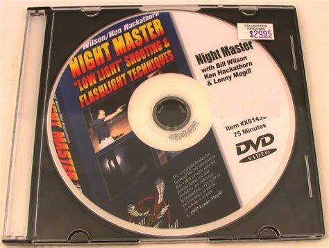 Night Master Low Light Shooting And Flashlight Techniques Dvd 020 Collectors Firearms