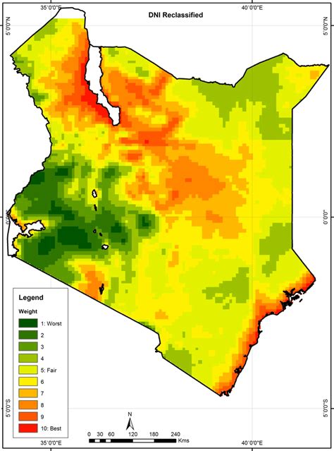 Reclassified Direct Normal Irradiance Download Scientific Diagram