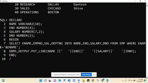 15 August 2022 Oracle Plsql Control Structures Youtube