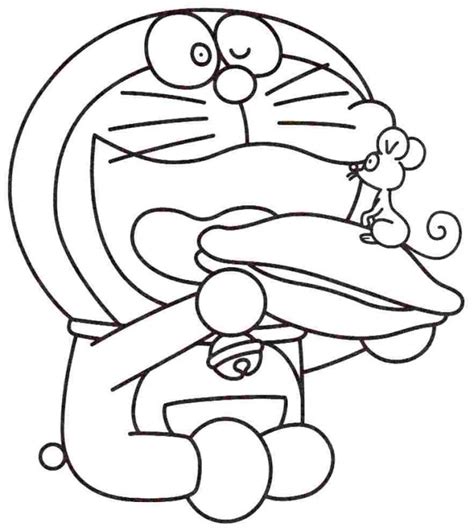 √kumpulan Gambar Mewarnai Doraemon Yang Banyak Dan Bagus