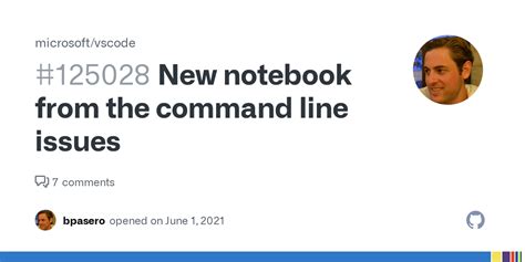 New Notebook From The Command Line Issues Issue Microsoft Vscode GitHub