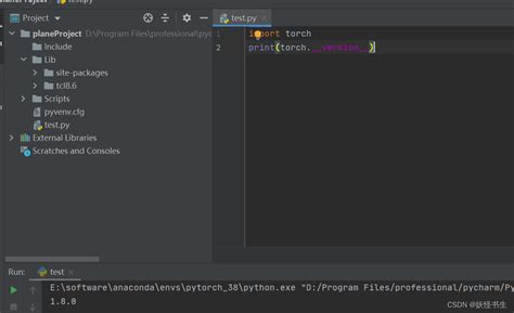 在anaconda下安装pytorch1 8 python3 8 csdn博客