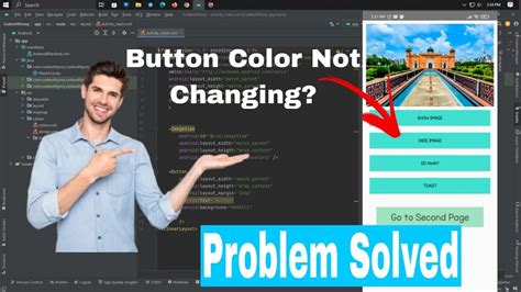 Button Color Change Problem Color Not Changing In Android StudioAndroid Girafe