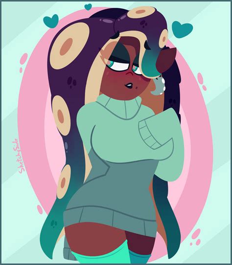 Rule 34 Big Breasts Hips Marina Splatoon Splatoon Sweater