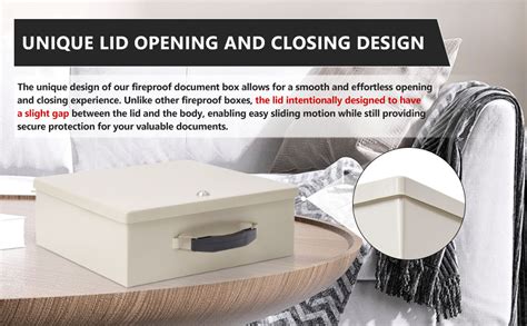 Fireproof Document Box With Key Lock Fireproof Money Bag Safe Storage Boxfor Valuables Fire