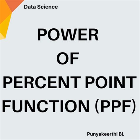 Punyakeerthi Bl On Linkedin Unlocking The Power Of Percent Point Function Ppf A Beginners Guide