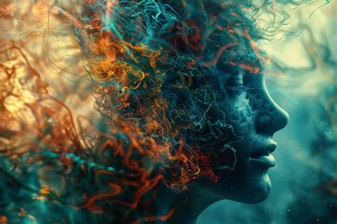 An Abstract Image Depicting The Complexity Of Ment Premium Ai