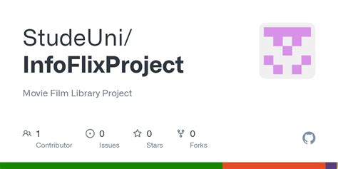 Github Studeuni Infoflixproject Movie Film Library Project