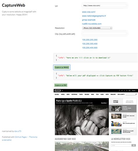Github Darul75captureweb Melon Nodejs Module For Capturing Entire Web With Screenshots