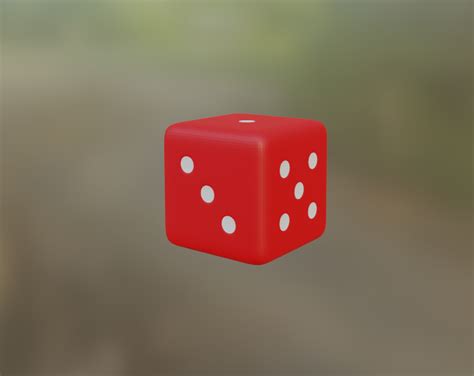 Free Obj File Red Dice・3d Print Model To Download・cults