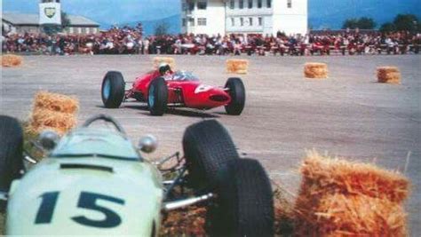 1964 Austrian Gp Zeltweg Airfield Lorenzo Bandini Ferrari 156 8