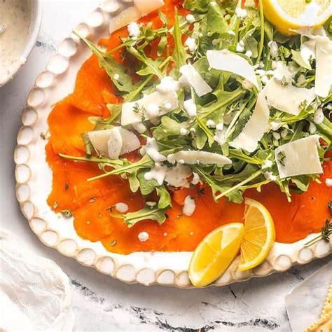Smoked Salmon Carpaccio Alekas Get Together