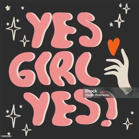 복고풍 그래픽 보헤미안 스타일의 히피 디자인 그림 예 소녀 예 사이키델릭 떠 다니는 글꼴 포스터 또는 스티커 재미 있는 빈티지 인쇄 글꼴 벡터 손에 대한 스톡 벡터 아트 및