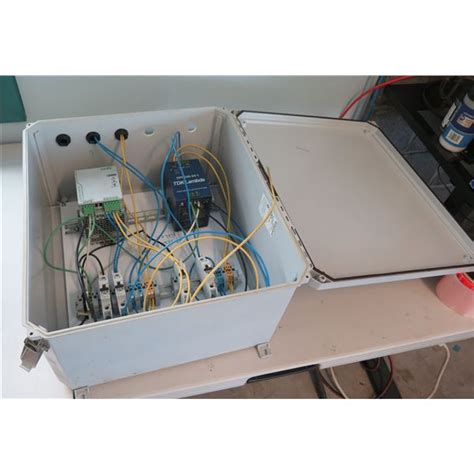 Fiberglass Automation Enclosure W Transformers 120vac To 24 Vdc