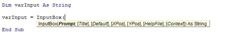 Inputbox Vba Como Usar Através Do Excel Passo A Passo
