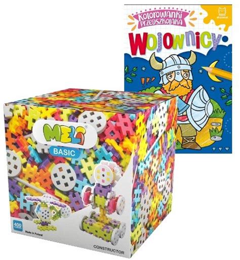 Klocki Konstrukcyjne Wafle Meli Basic Constructor 400 Pcs Meli