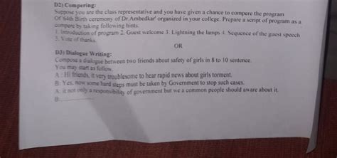 D2 Comperingsuppose You Are The Class Representative And You Have Give