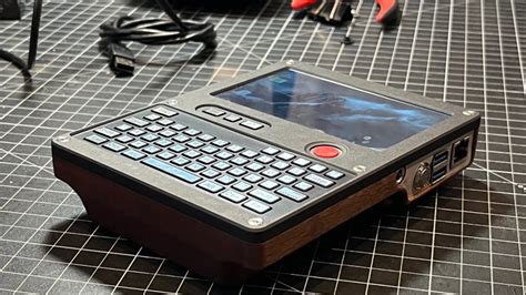 This Classy Raspberry Pi Cyberdeck Uses A Hardwood Case And Im Really Jealous