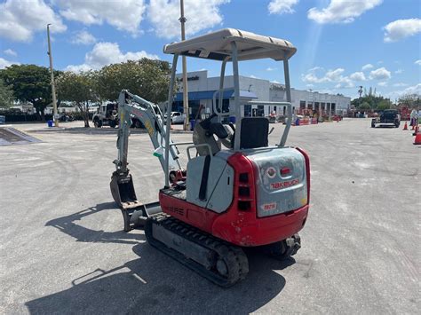 Used 2021 Takeuchi Tb216 Mini Excavator For Sale In Miami Fl United