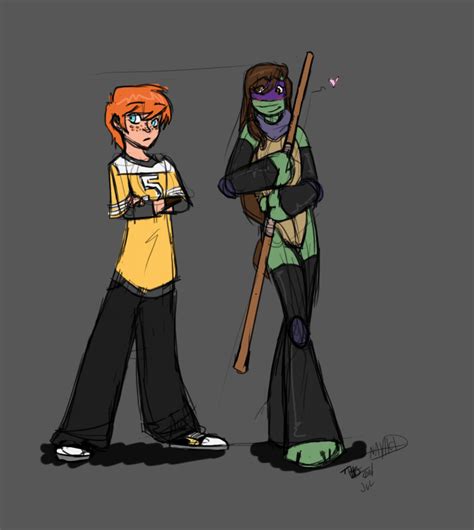 August And Donna By Nayhed On Deviantart Tmnt April X Donnie April