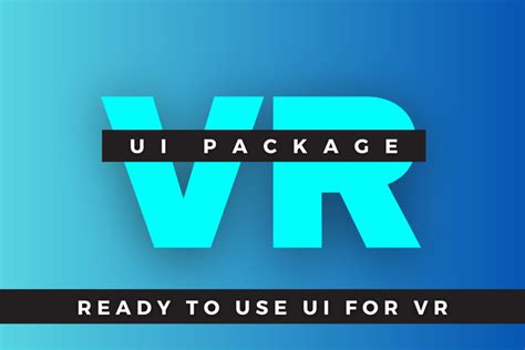 Vr Ui Package 3d Gui Unity Asset Store