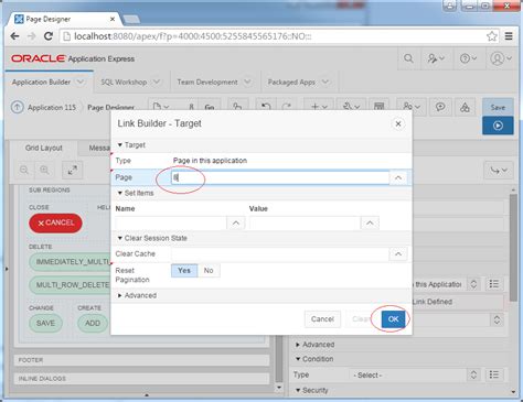 Руководство Oracle APEX Tabular Form