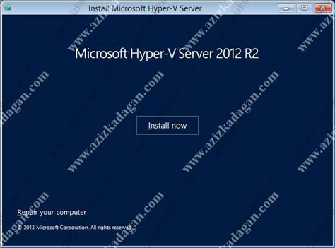 MICROSOFT HYPER V SERVER 2012 R2 KURULUMU Aziz Kadagan