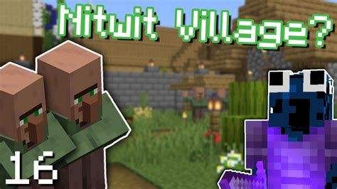 Building A Nitwit Village Minecraft Survival Ep16 Youtube