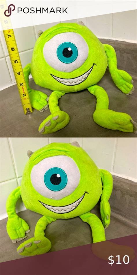 Mike Wazowski Monsters Inc Stuffed Toy Pixar Monsters Inc Pixar Toys